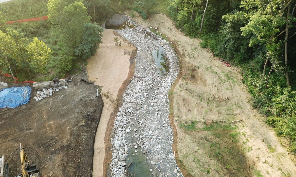 Beechers Brook Bank Stabilization | RiverReach Construction